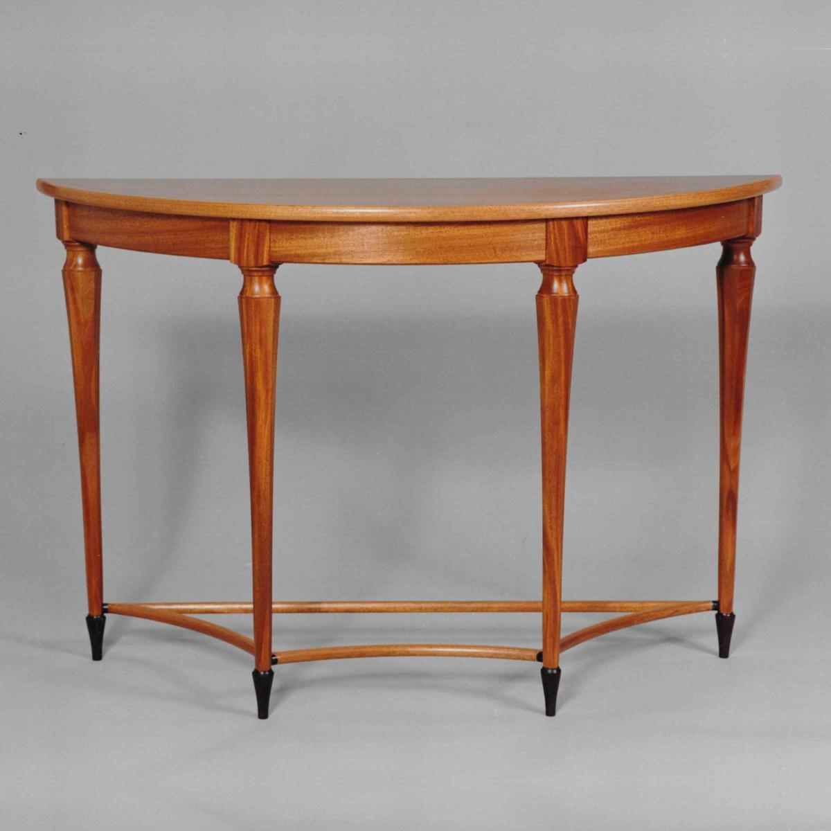 Demi Lune Table | Northwest Woodworkers Gallery